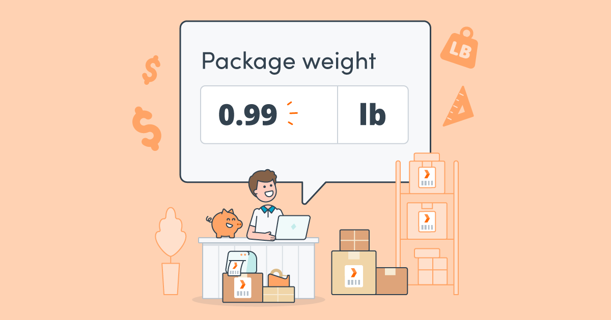 Shipping less than 1 lb? Enter the actual weight for big savings ...